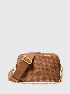 Michael Kors Bryant Woven Suede Mini Camera Bag - Beige