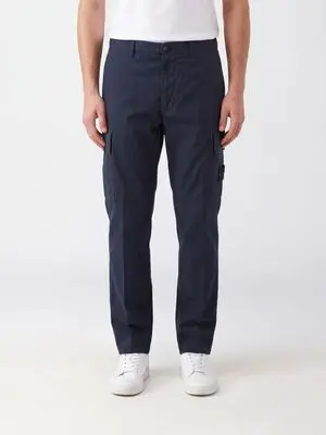 Stone Island Ghost Capsule Organic Cotton Cargo Pants - Blue