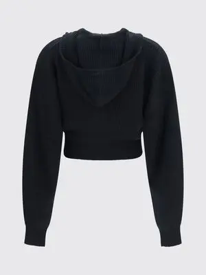 Sportmax Hooded Wool And Cashmere Blend Zip-up Cardigan