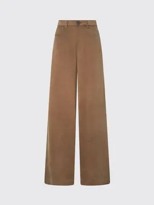 Pinko Porta Viscose Blend Flared Pants With Love Birds Logo
