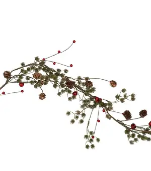 Harrods Leafy Berry Garland - Red