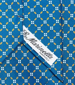 E. MARINELLA Silk Geometric Tie