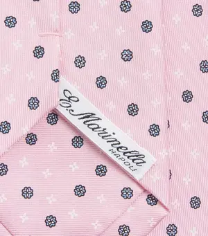 E. MARINELLA Silk Floral Tie
