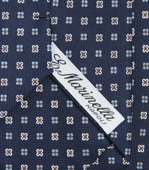 E. MARINELLA Silk Floral Tie