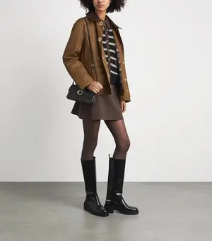 Claudie Pierlot Cotton Waxed Parka Jacket