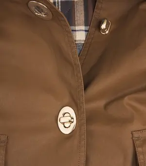 Claudie Pierlot Cotton Waxed Parka Jacket