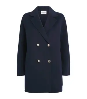 Claudie Pierlot Wool Double-breasted Coat