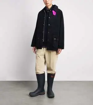 Barbour X Paul Smith Tall Wellington Boots