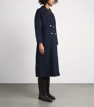 Maje Wool Longline Pea Coat