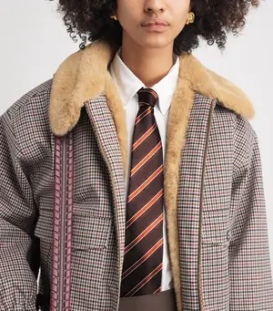 Sandro Silk Stripe Tie