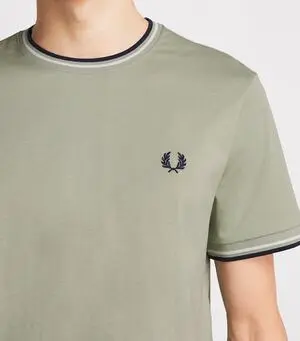 Fred Perry Cotton Twin Tipped T-shirt