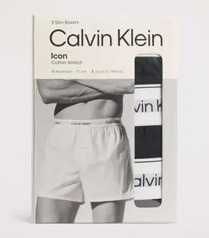 Calvin Klein Stretch-cotton Slim Icon Boxers