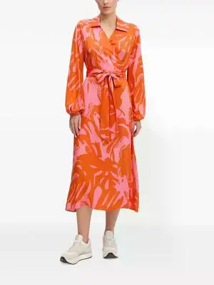SPORTALM Abstract-print Wrap Dress
