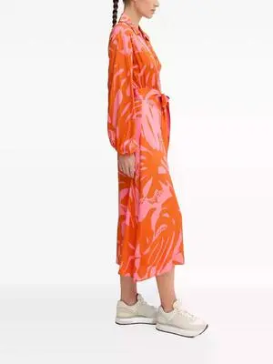 SPORTALM Abstract-print Wrap Dress