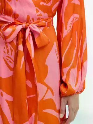 SPORTALM Abstract-print Wrap Dress