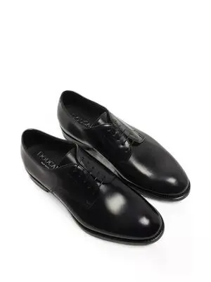DOUCAL'S Polished-finish Lace-up Derby Shoes