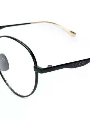 Gucci Round Frame Glasses - Black