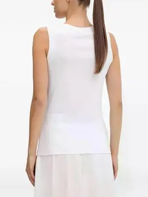 SPORTALM Logo-print Ribbed Top