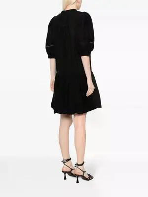 Sea Loren V-neck Cotton Minidress