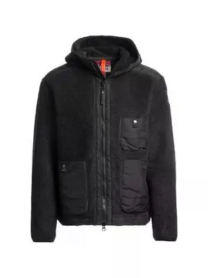 PARAJUMPERS Sundre Panelled Hooded Jacket - Black
