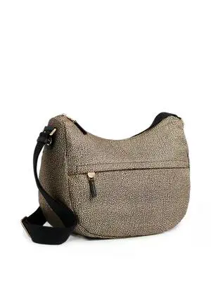 Borbonese B-club Luna Partridge-print Shoulder Bag - Neutrals