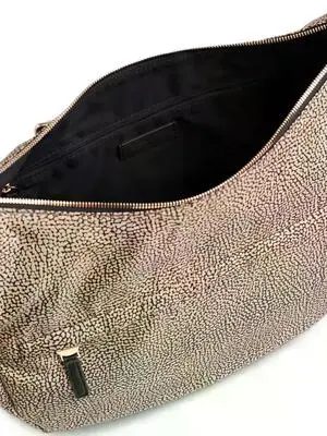 Borbonese B-club Luna Partridge-print Shoulder Bag - Neutrals