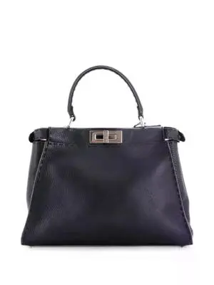 Fendi Selleria Peekaboo Bag Leather Medium Satchel