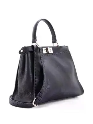 Fendi Selleria Peekaboo Bag Leather Medium Satchel