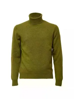 ZANONE Roll-neck Wool Sweater - Green