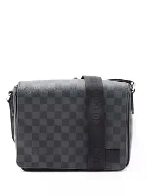 LOUIS VUITTON 2021-2026 Damier Graphite District Pm Crossbody Bag