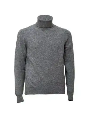 ZANONE Roll-neck Wool Sweater - Grey