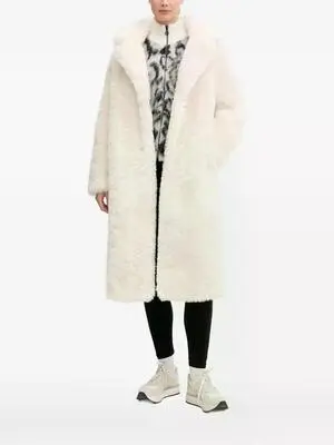 SPORTALM Faux-fur Double-breasted Coat - White