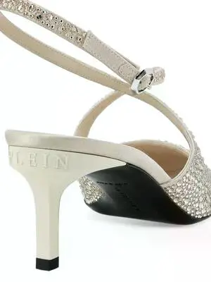 Philipp Plein Slingback Shoes Strass