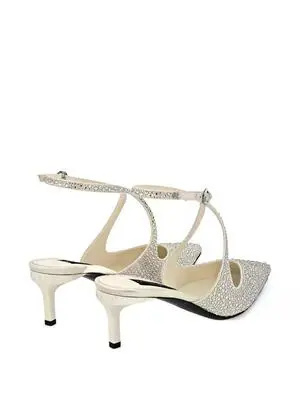 Philipp Plein Slingback Shoes Strass - Neutrals