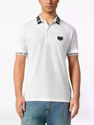 Philipp Plein Gothic Logo-print Polo Shirt