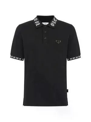 Philipp Plein Polo T-shirt Gothic - Black