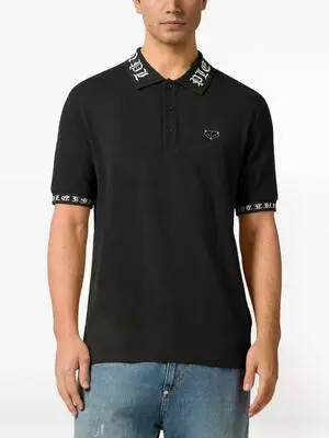 Philipp Plein Polo T-shirt Gothic - Black