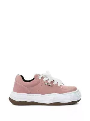 Mihara Yasuhiro Oliver Og Sole Suede Low-top Sneakers - Pink