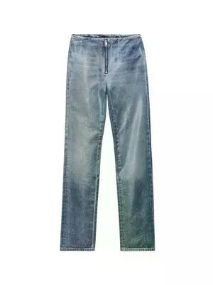 Alexander Wang Glazed Denim Slim Pants - Blue
