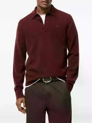 Burberry Long-sleeve Cashmere-blend Polo Shirt
