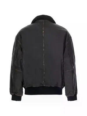 DUNST Brushed-finish Leather Coat