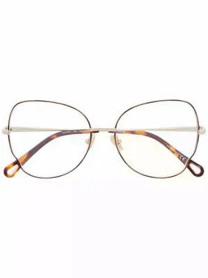 Chloé Cat-eye Glasses Frames - Gold