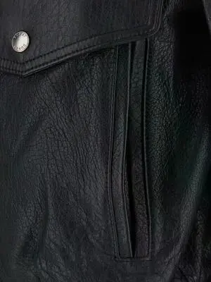 DUNST Panelled Leather Jacket
