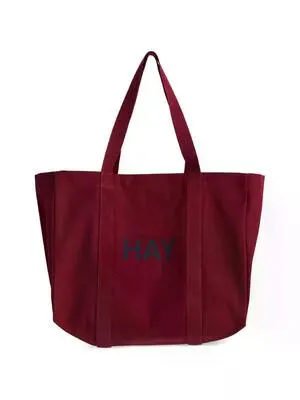 HAY Logo-print Shopper Shoulder Bag - Red