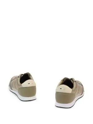 BOSS Logo-print Panelled Sneakers - Neutrals