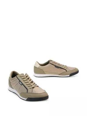 BOSS Logo-print Panelled Sneakers