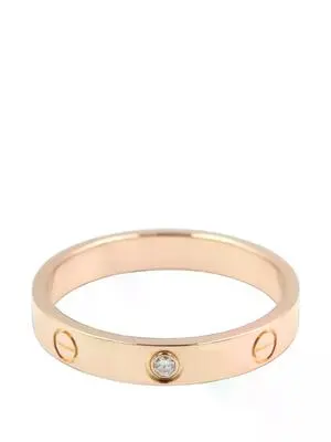 Cartier 2010s Love Diamond Ring - Gold
