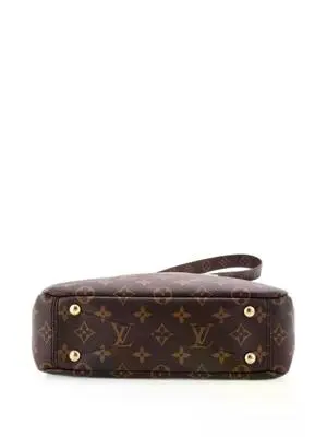 LOUIS VUITTON Pallas Tote Monogram Canvas With Leather Bb Shoulder Bag - Red