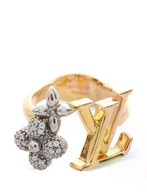 LOUIS VUITTON 2023 Monogram Rhinestone Ring