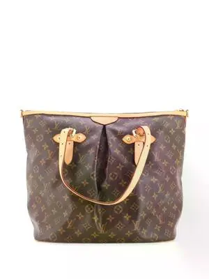LOUIS VUITTON Palermo Handbag Monogram Canvas Gm Tote Bag - Brown